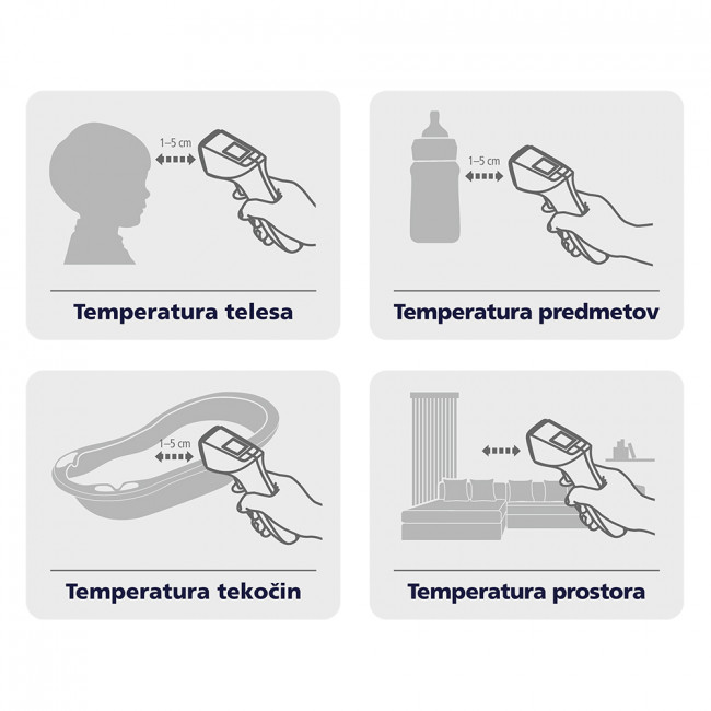Mediblink Brezkontaktni infrardeči termometer M340